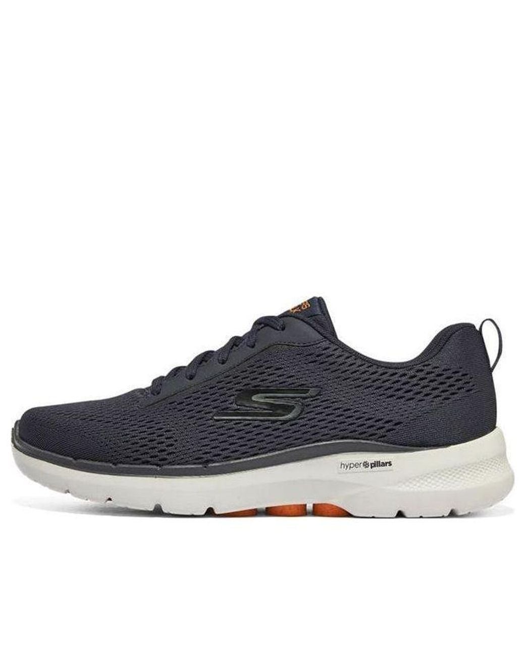 Skechers Go Walk 6 Avalo Lace Up in Blue for Men | Lyst