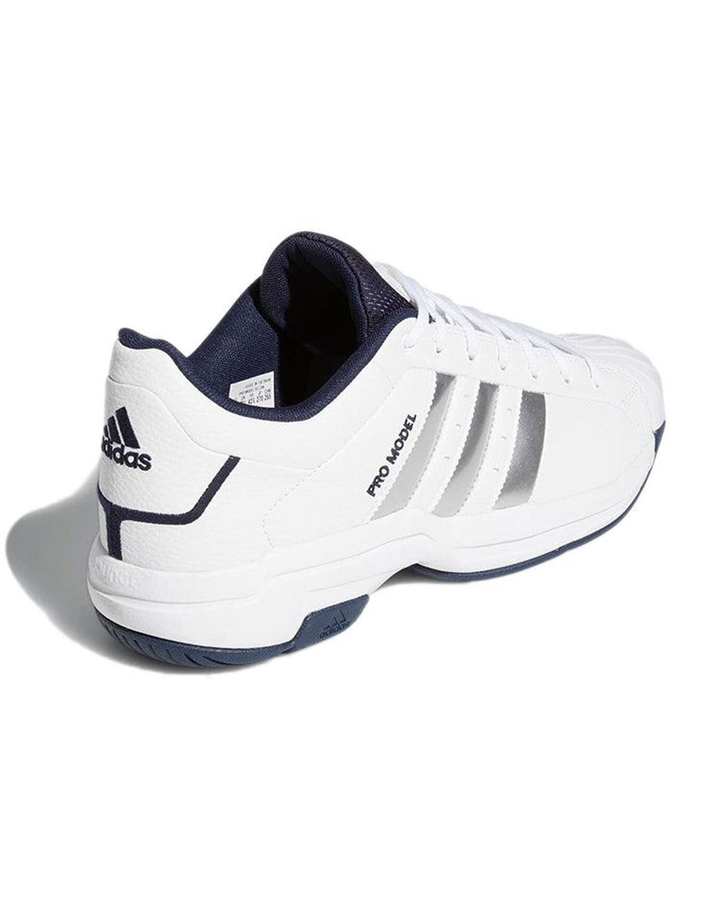 adidas Pro Model 2G Low Metallic' in White for Men | Lyst