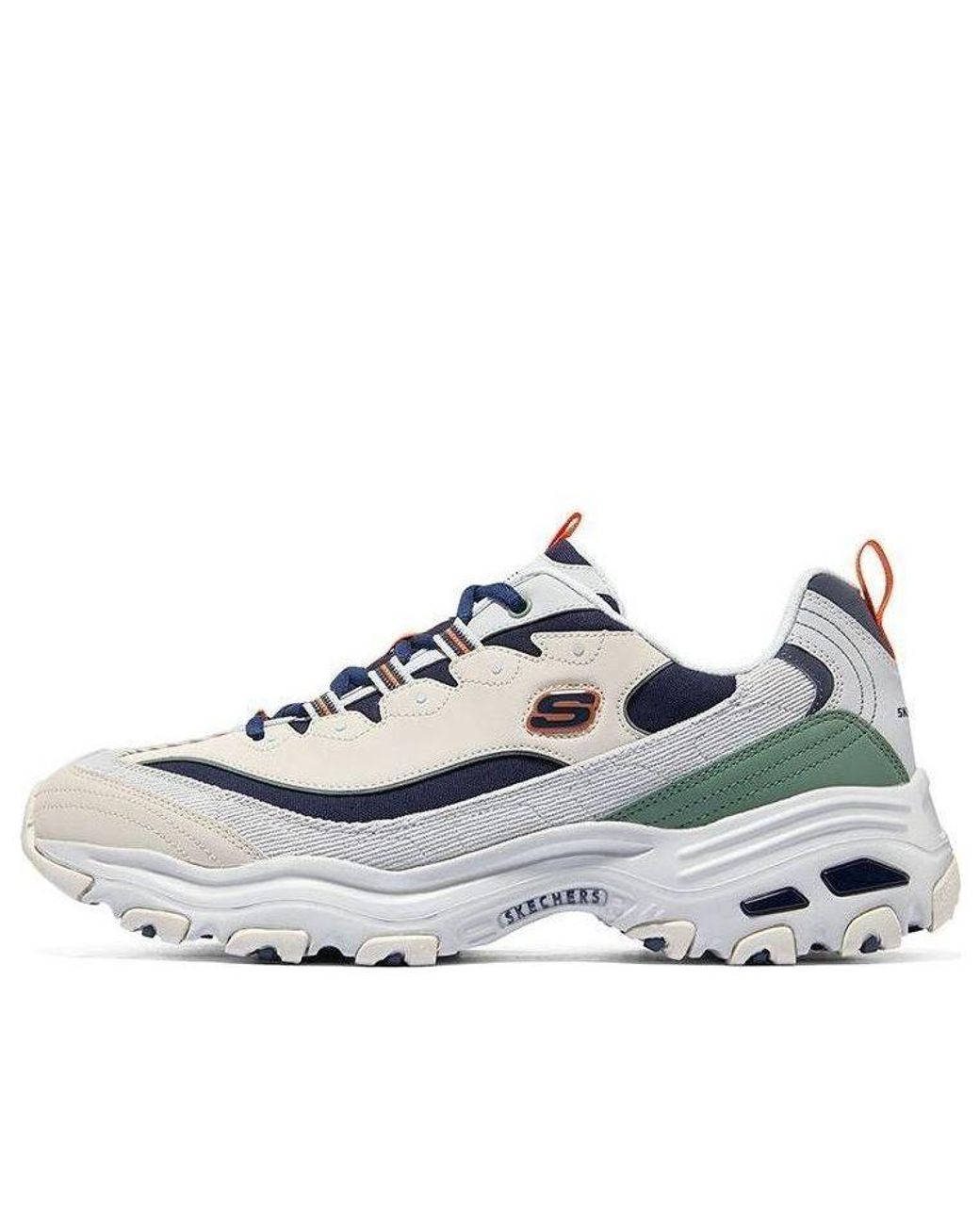 Skechers Dlites 1.0 Chunky Shoes in Blue for Men | Lyst
