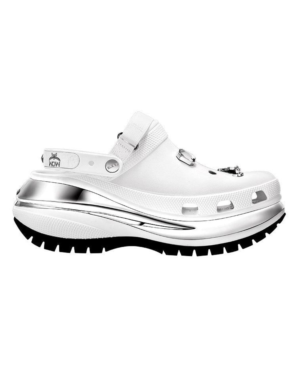 Crocs™ X Mcm Mega Crush Clogs in White | Lyst UK