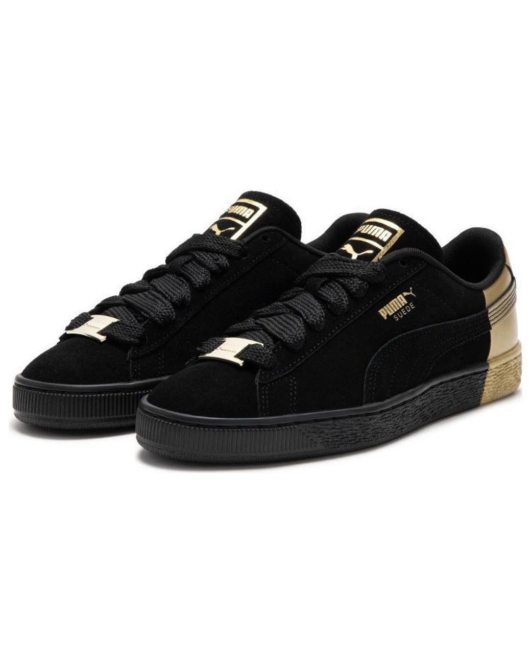 PUMA Suede Dance Crew Metallic' in Black for Men | Lyst