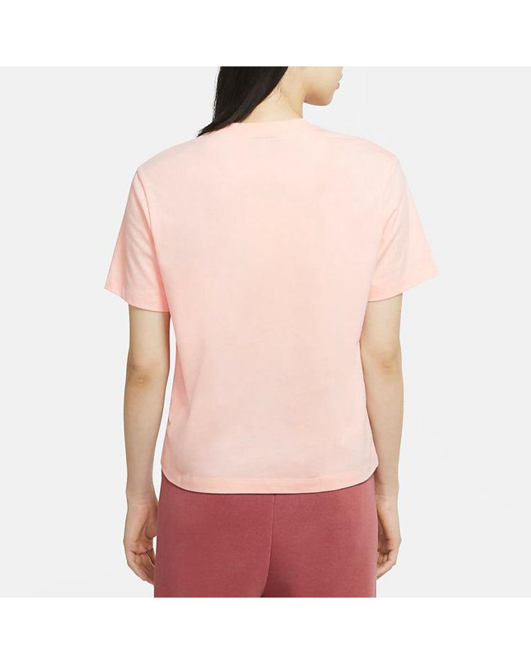 Nike (Wmns) Sportswear Essentials Embroidery Logo in Pink | Lyst