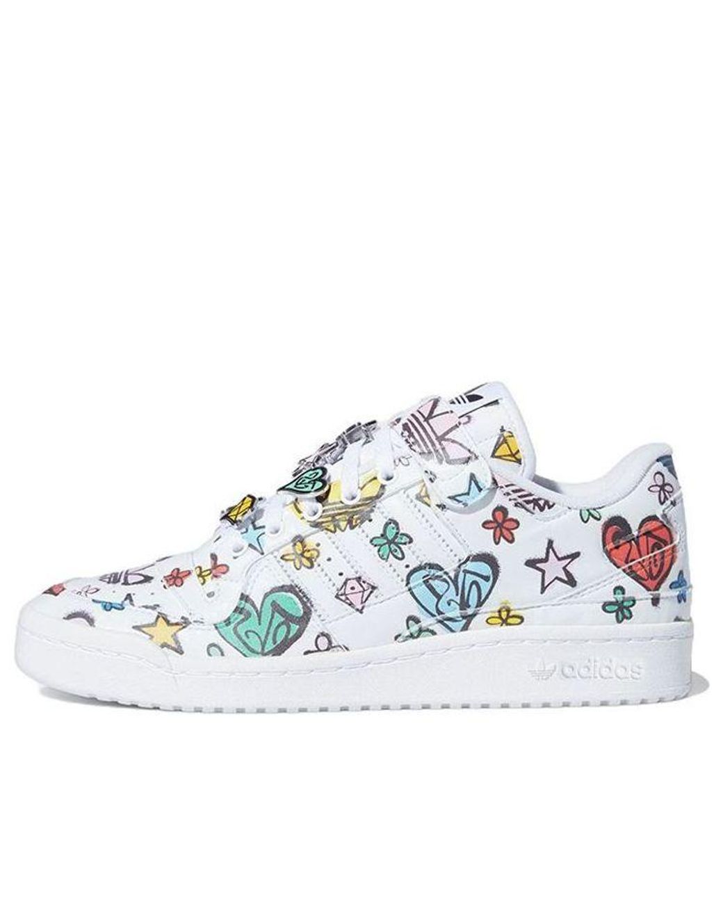 adidas Jeremy Scott X Forum 84 Low 'monogram' in Blue for Men | Lyst