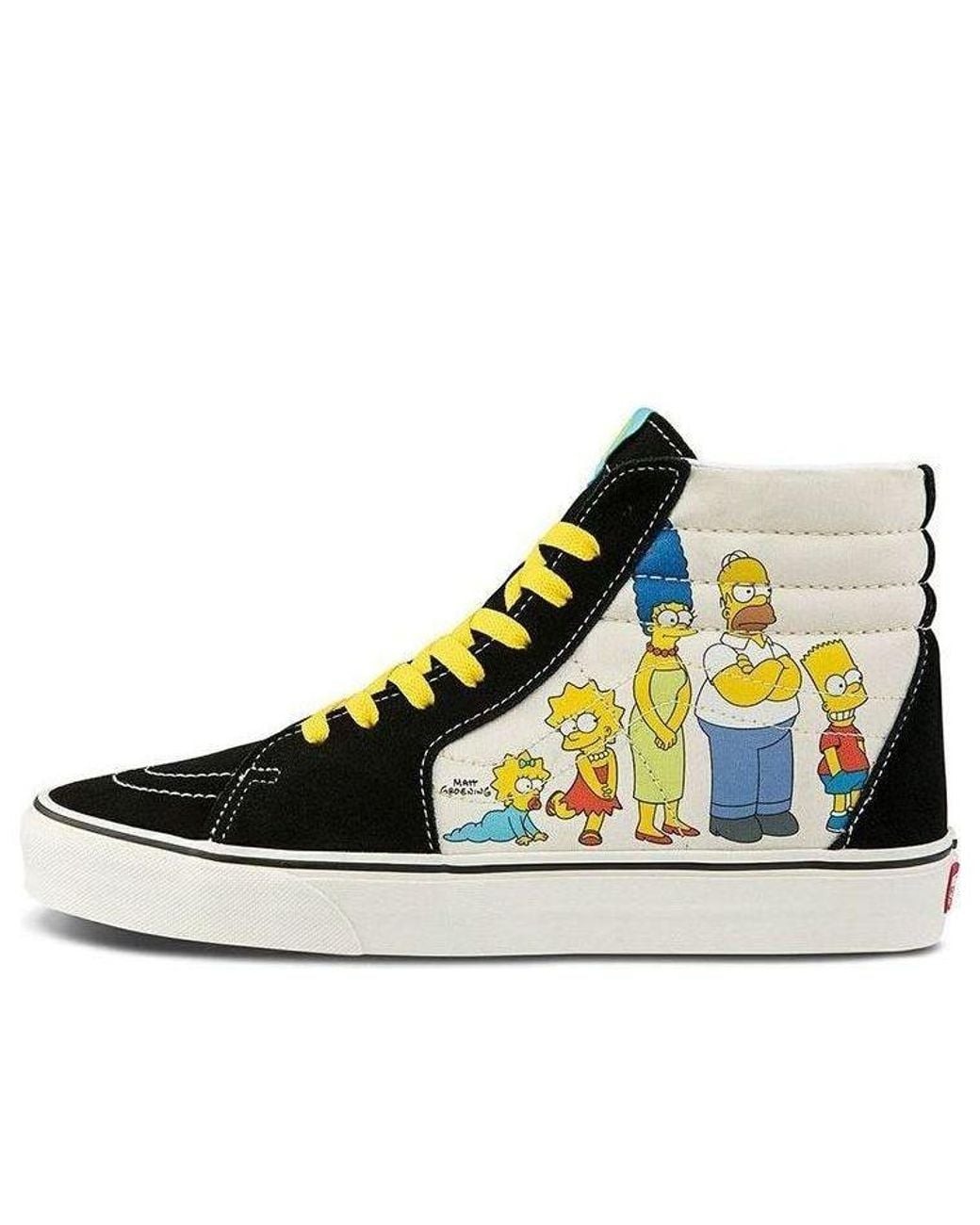 Vans The Simpsons X Sk8-Hi 'Simpsons Family 1987-2020' in Blue for Men ...
