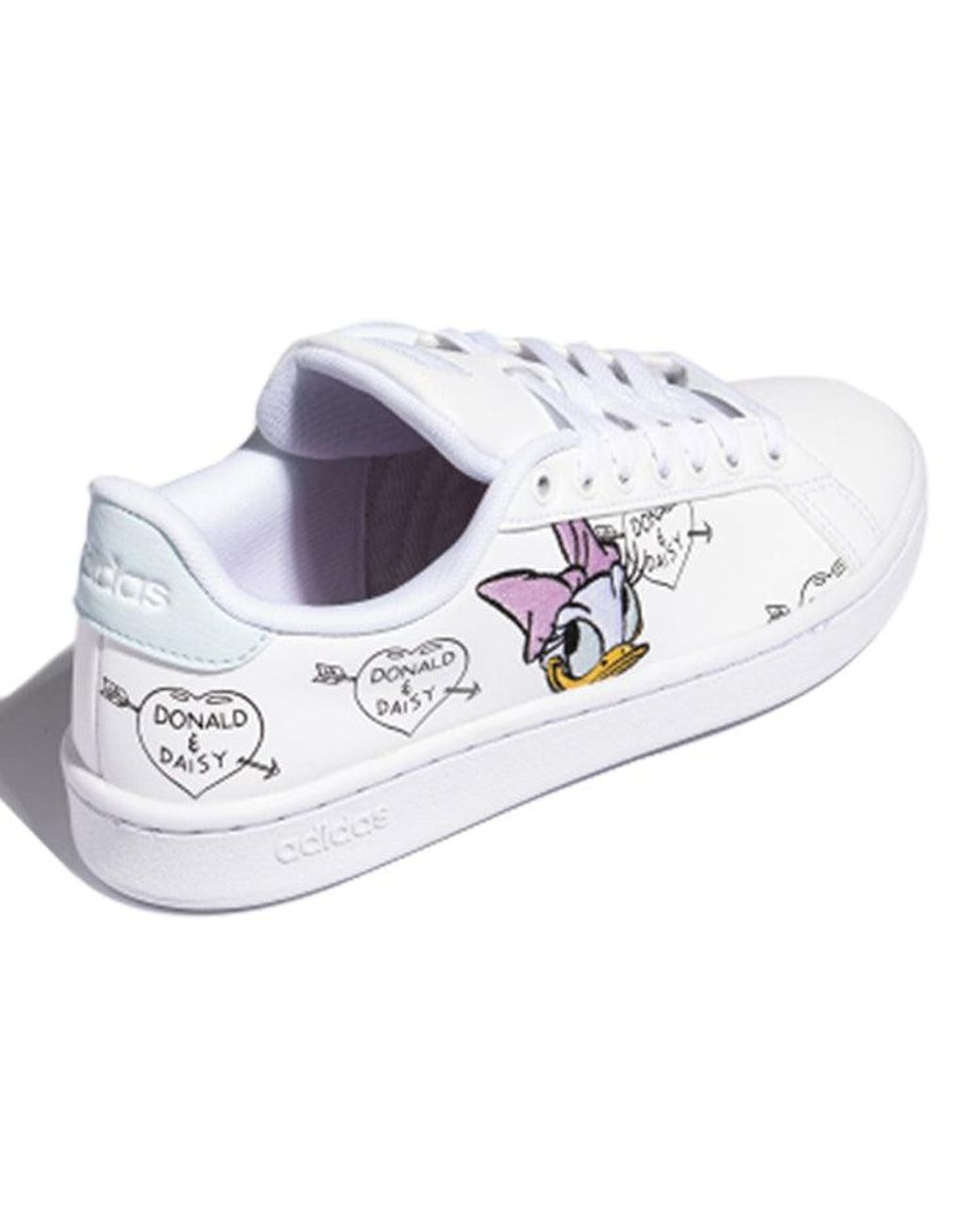 adidas (Wmns) X Disney Grand Court 'Daisy Duck' in White | Lyst