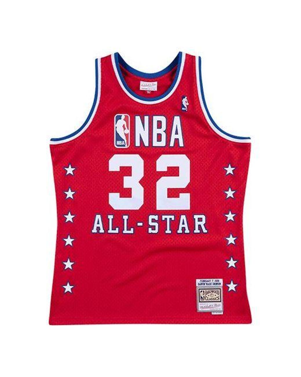 Mitchell & Ness Swingman Retro All-Star Game 1988 #32 Magic Johnson in ...