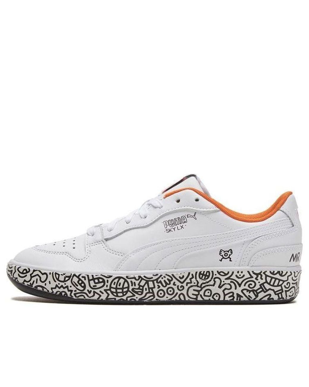 PUMA Mr. Doodle X Sky Lx Low 'Wavy Doodles' in White for Men | Lyst