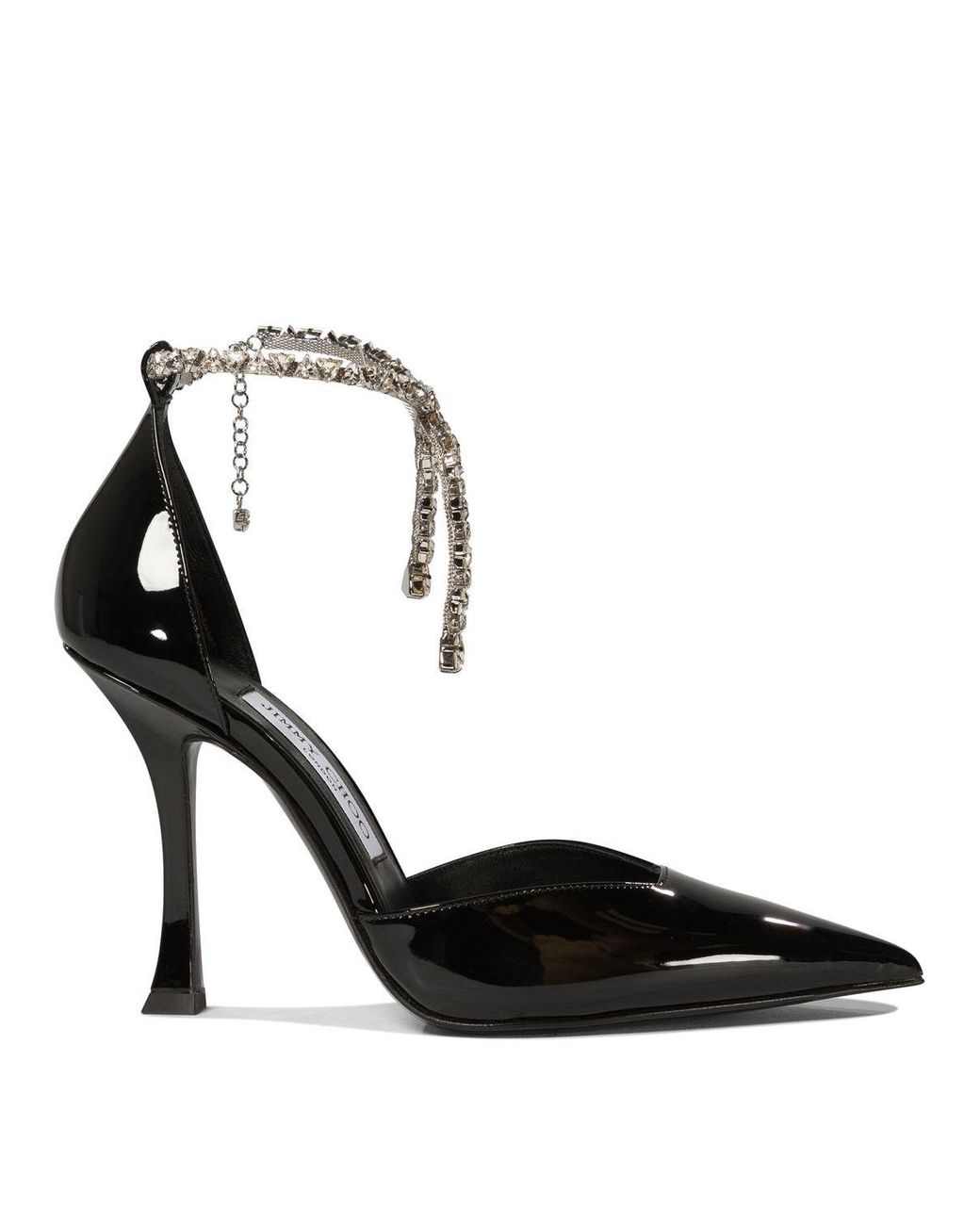 Jimmy Choo 'Stevie' Pumps With Crystal Embellished Strap And High ...