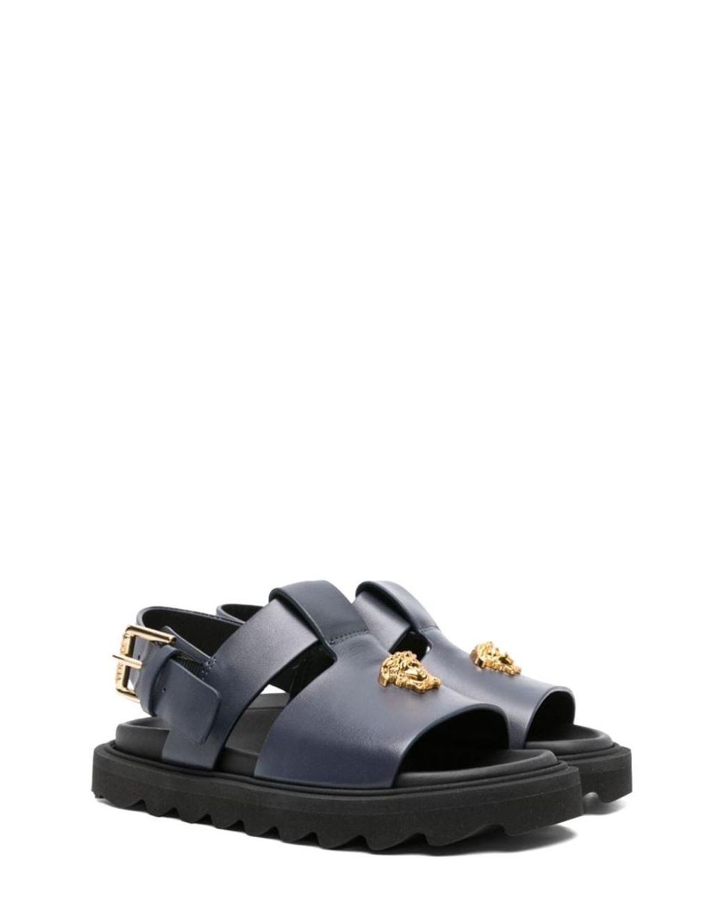 Versace Chic Mini Sandals For Girls in Blue | Lyst