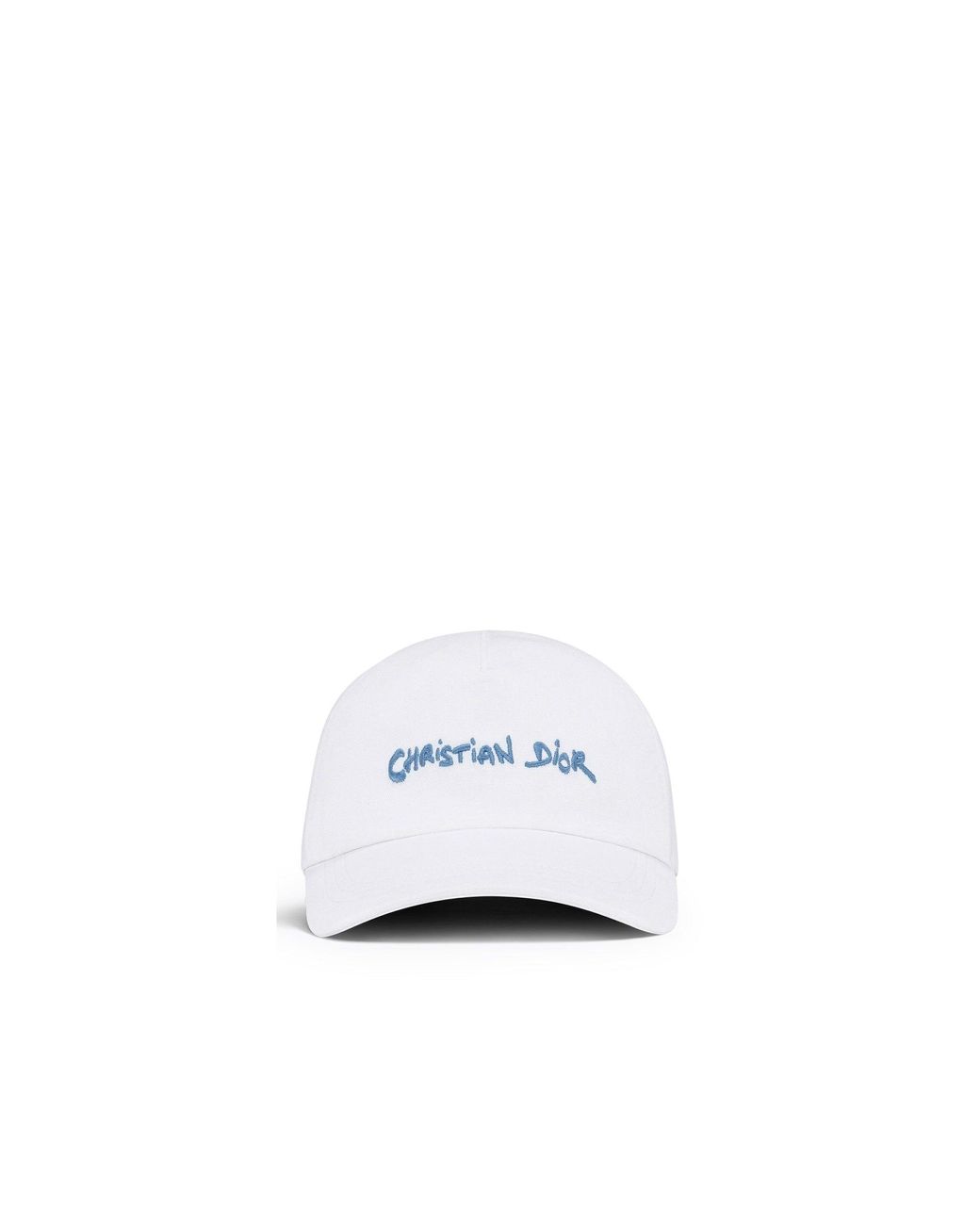 Dior Cotton Signature Cap in White for Men | Lyst
