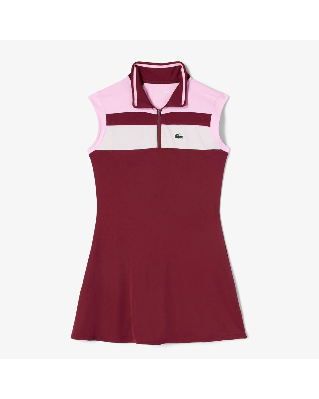 Lacoste Tennis Dress in Red | Lyst