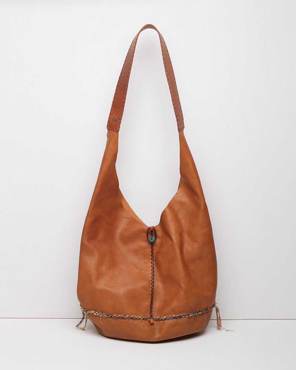 Henry Cuir Malabo Large Shoulder Bag in Brown | Lyst