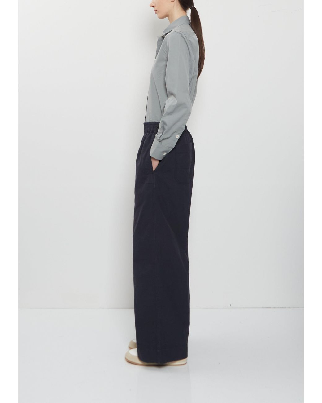 MHL by Margaret Howell Sports Cotton Jogger in Blue | Lyst UK