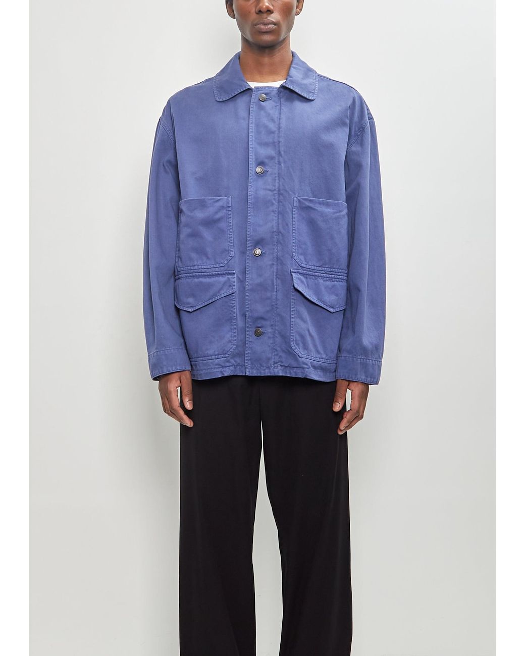 The Row Men Josha Jacket in Blue | Lyst