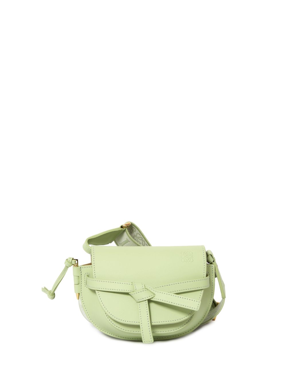 Loewe Mini Gate Dual Bag in Green | Lyst