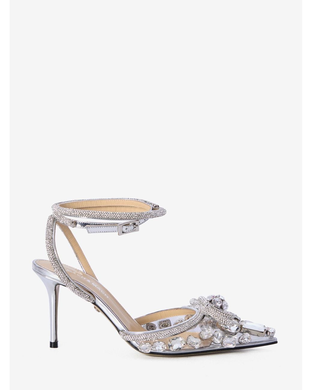 Mach & Mach Double Bow High Heels in White | Lyst