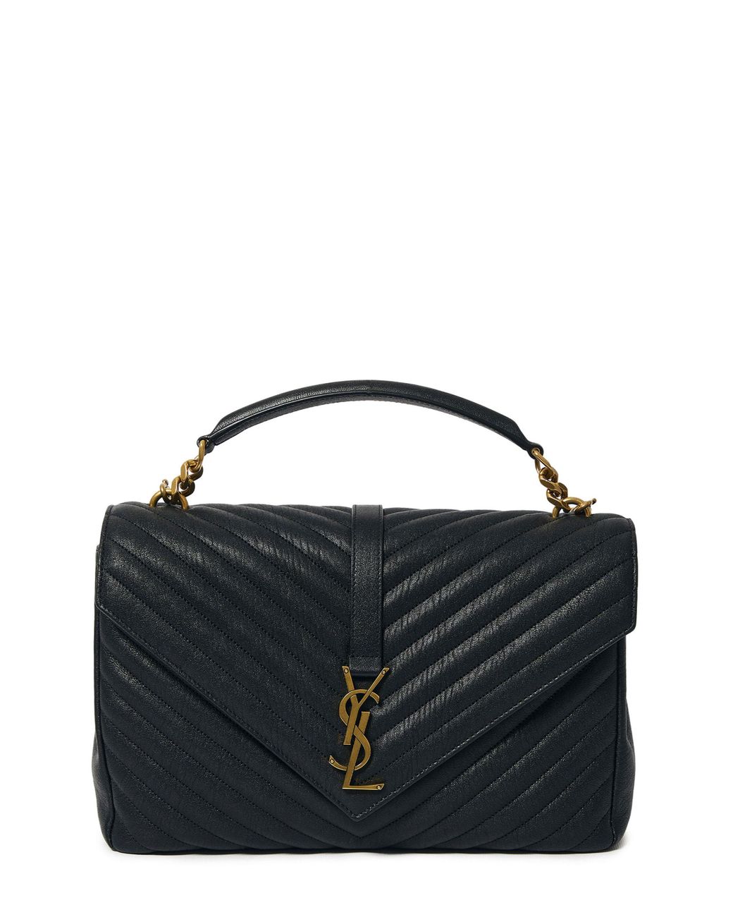 Saint Laurent Large College Bag In Black Lyst