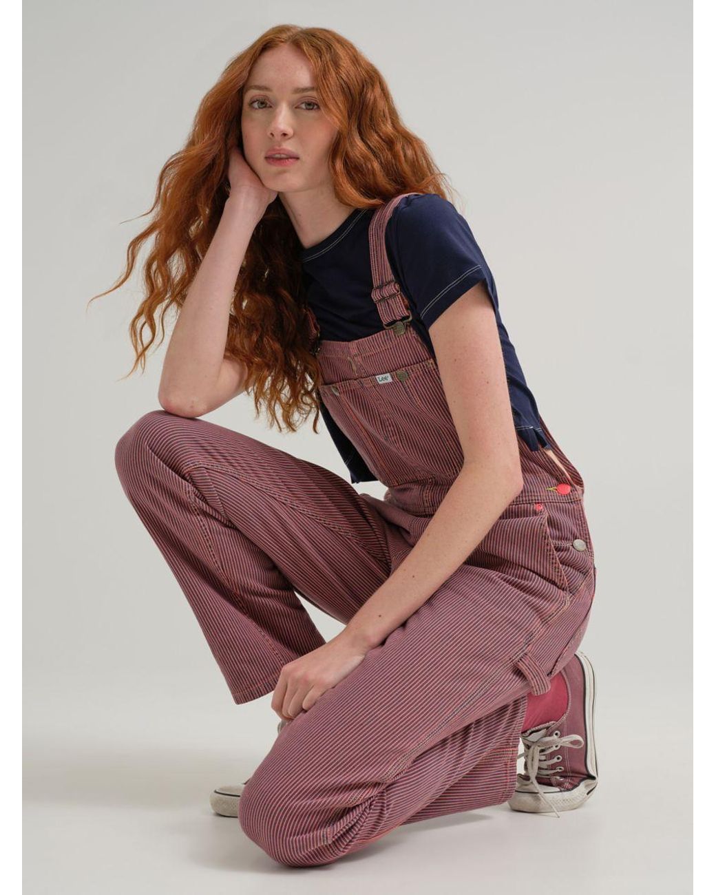Lee Jeans X Crayola Limited Edition Colors Bib Overall Orange Red | Lyst