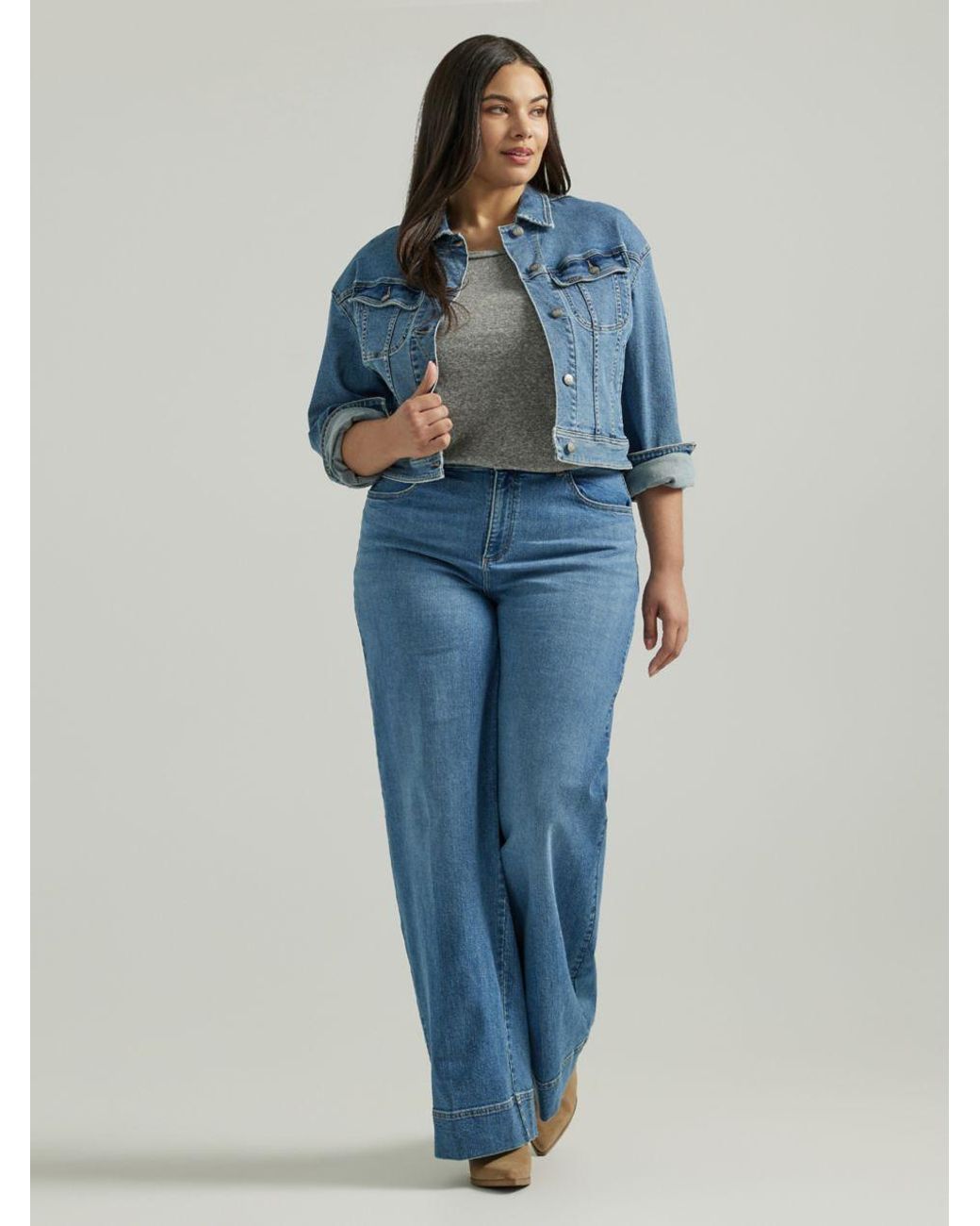 Trouser Jeans Plus Size