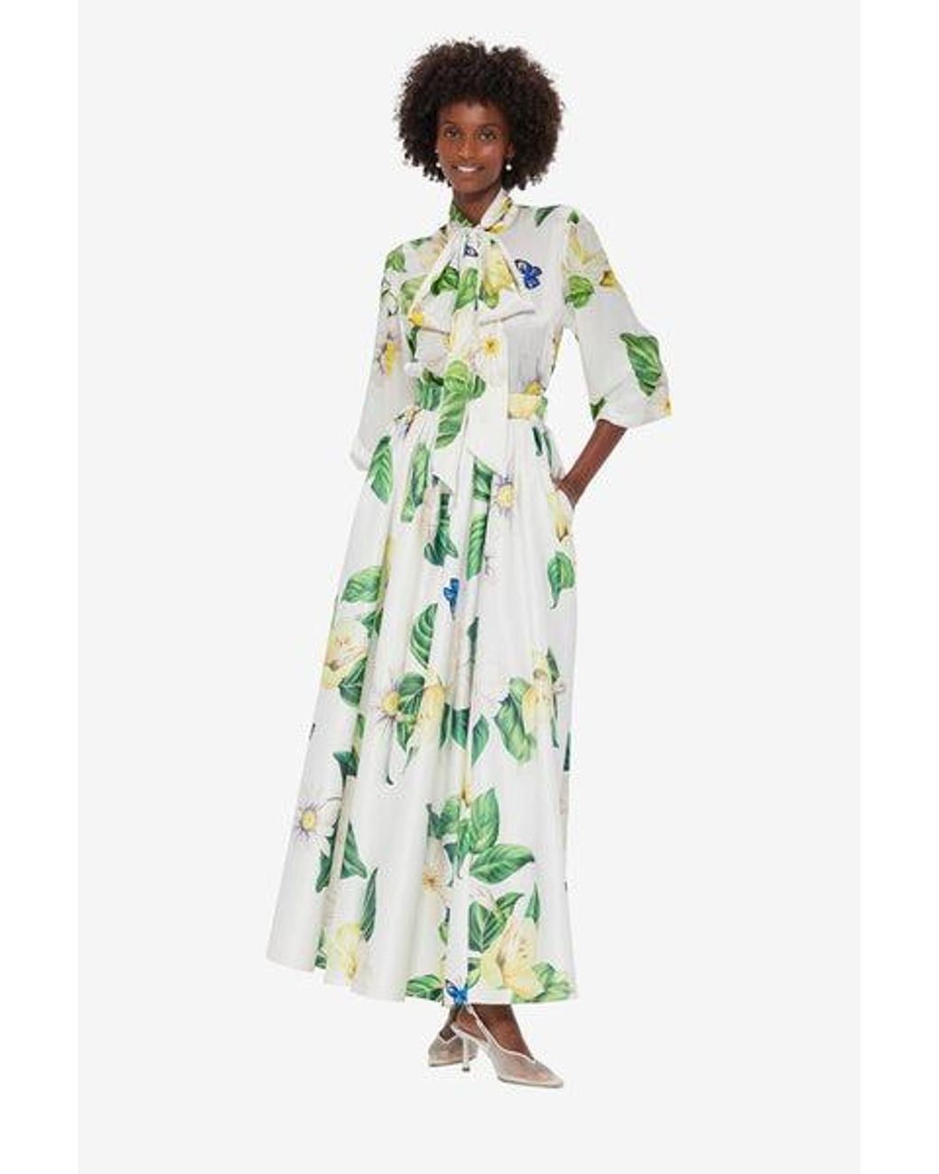 LEO LIN Reinette Skirt in Green | Lyst