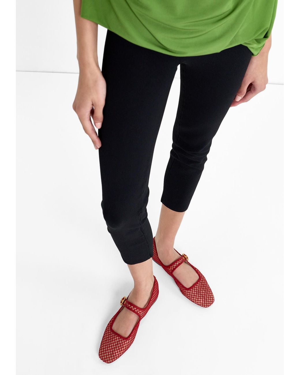 Sam Edelman Michaela Mary Jane Shoes in Red | Lyst