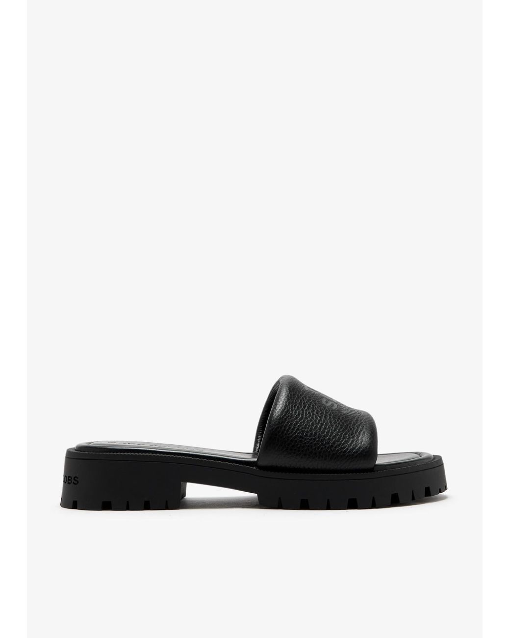 Marc Jacobs The Lug Sole Slide Sandals in Black | Lyst