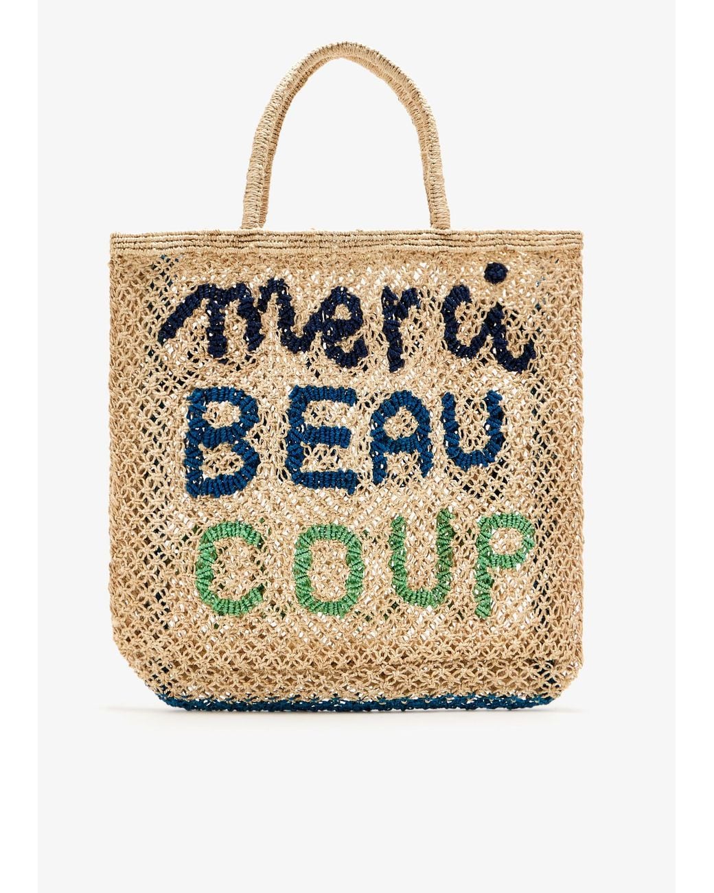 The Jacksons Merci Beau Coup Tote Bag in Natural | Lyst