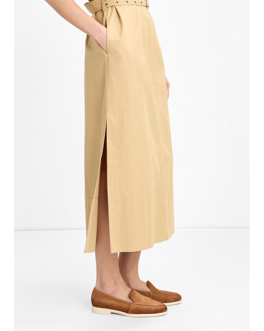 Santoni Malibu Loafers in Brown | Lyst