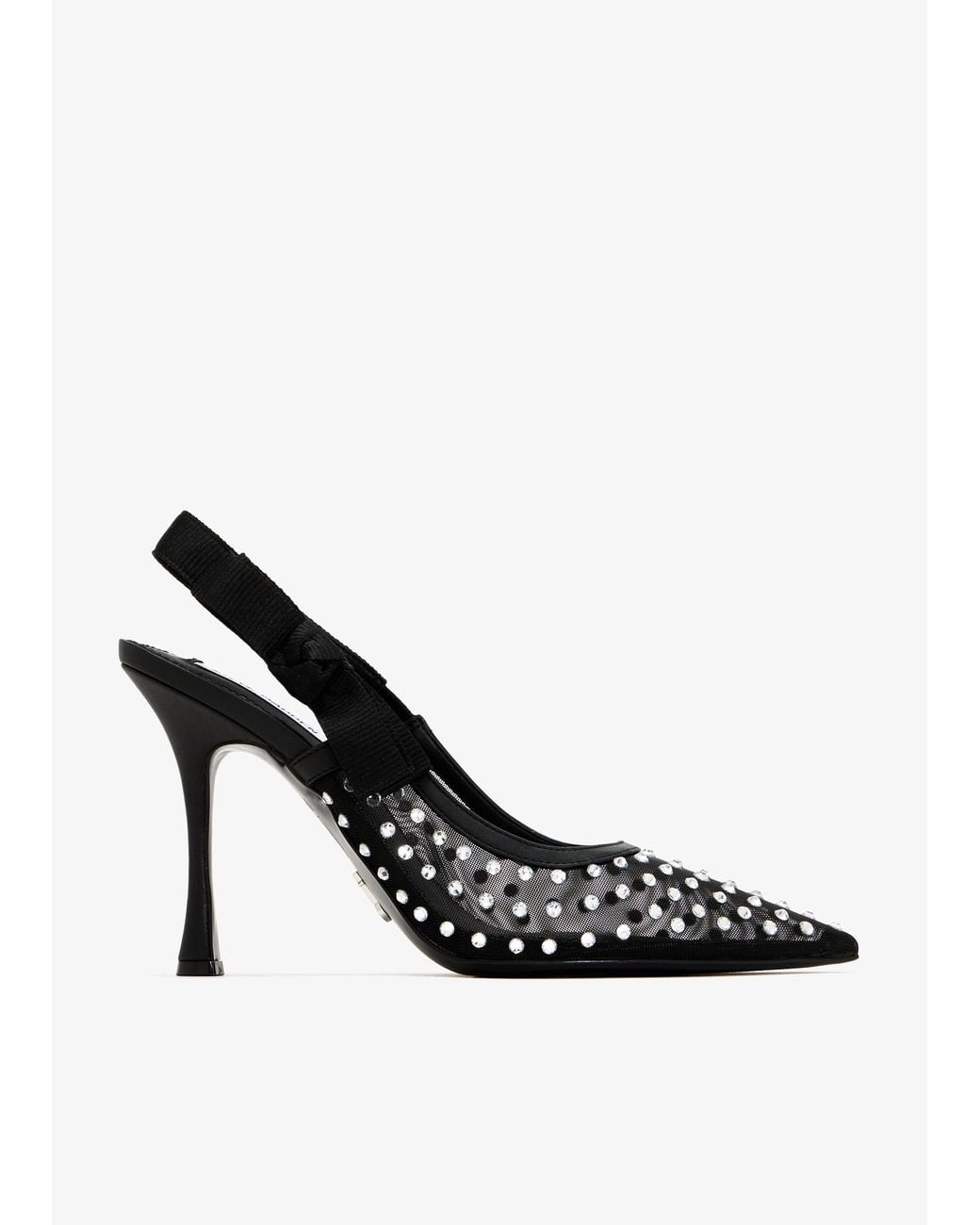 Steve Madden Brylie Slingback Pumps in Black | Lyst
