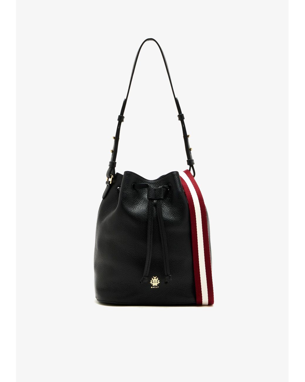 Bally Hera Bucket Bag in Black | Lyst