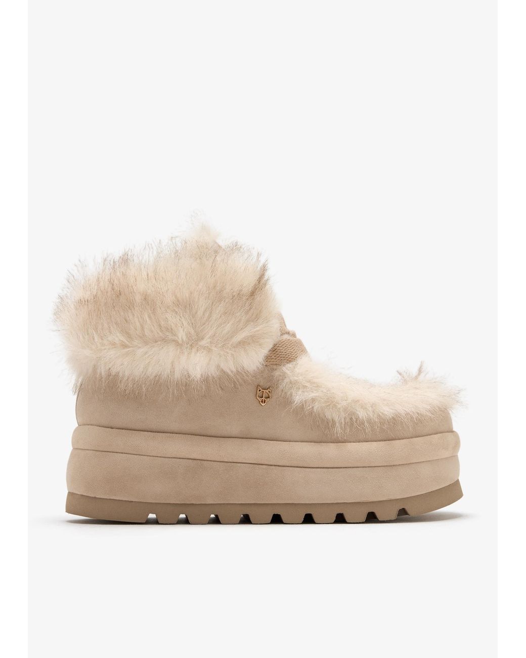 Naked Wolfe Bambi Boots in Natural | Lyst