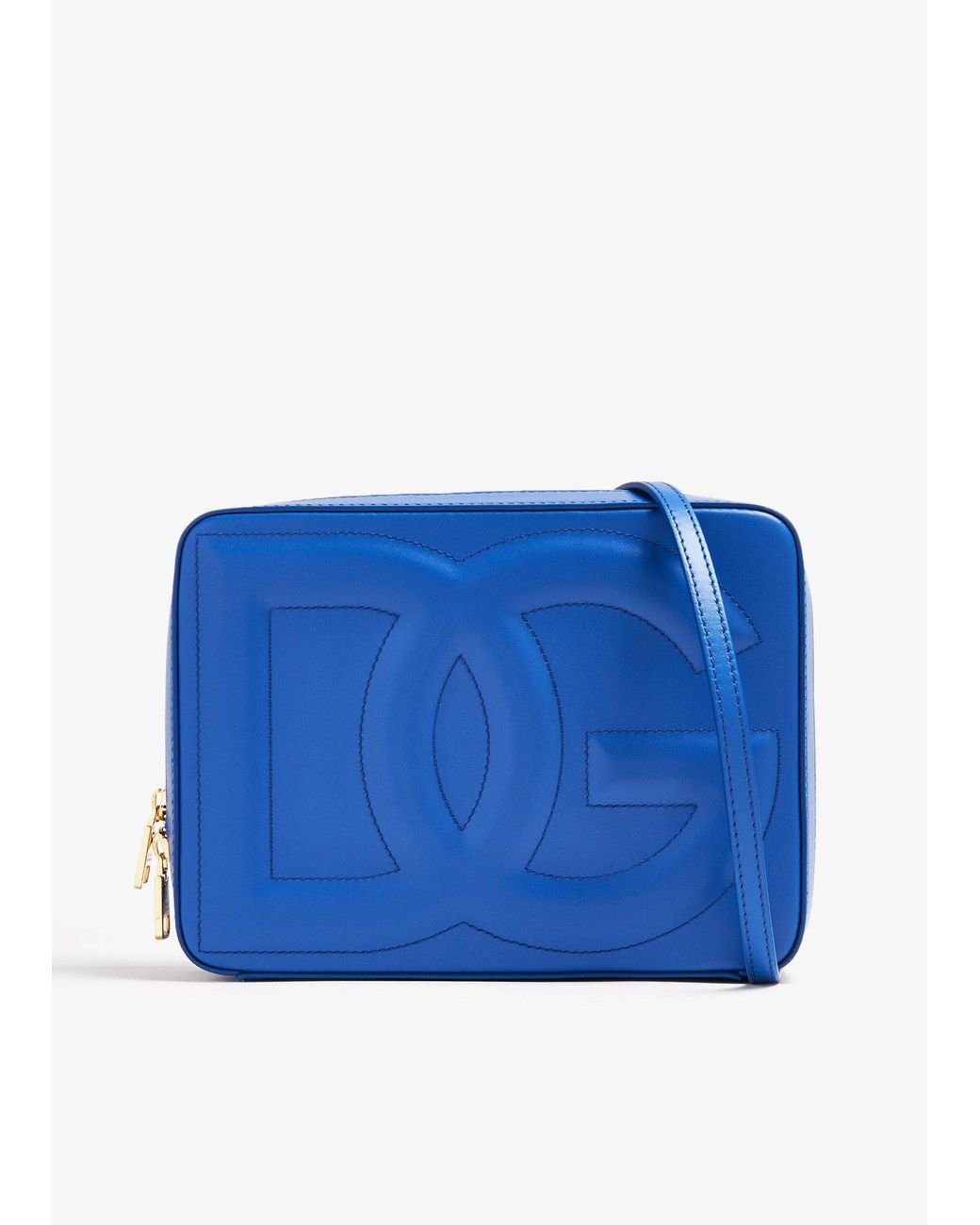 Dolce & Gabbana Medium Dg Logo Camera Bag in Blue | Lyst