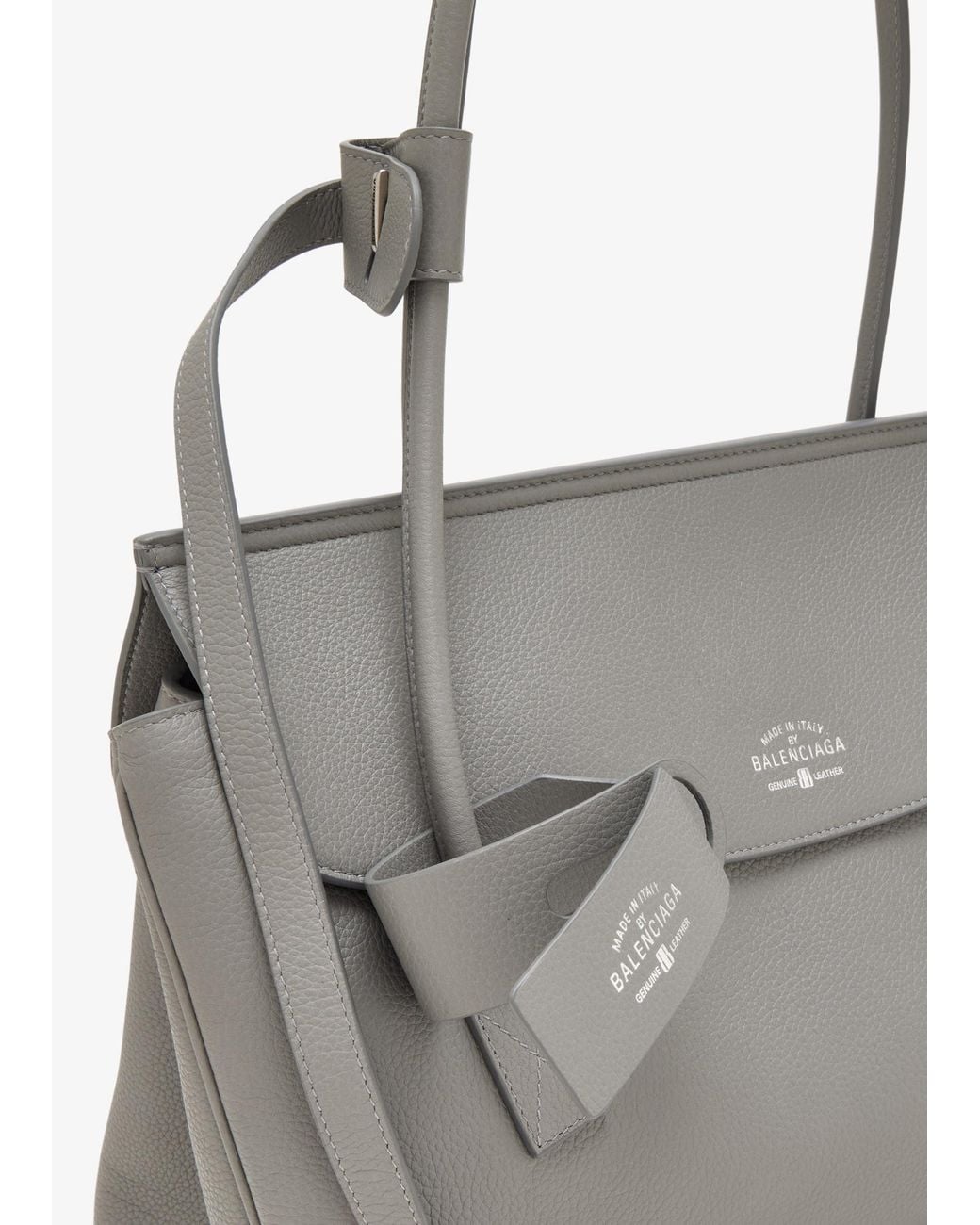 Balenciaga Carrie Small Carry All Bag in Gray | Lyst