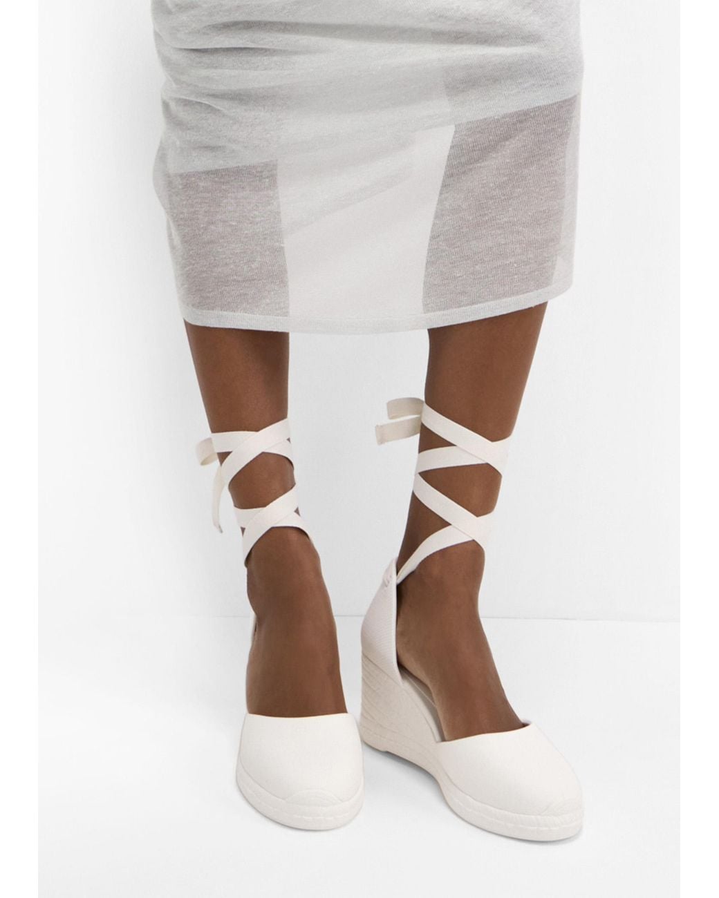 Castañer Careen Wedge Espadrilles in White | Lyst