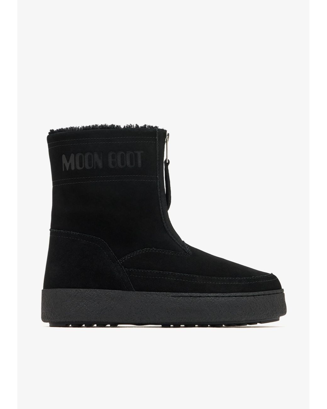 Moon Boot Ltrack Lara Boots in Black | Lyst