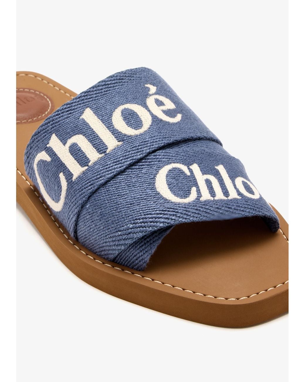 Chloe Woody Flat Sandals