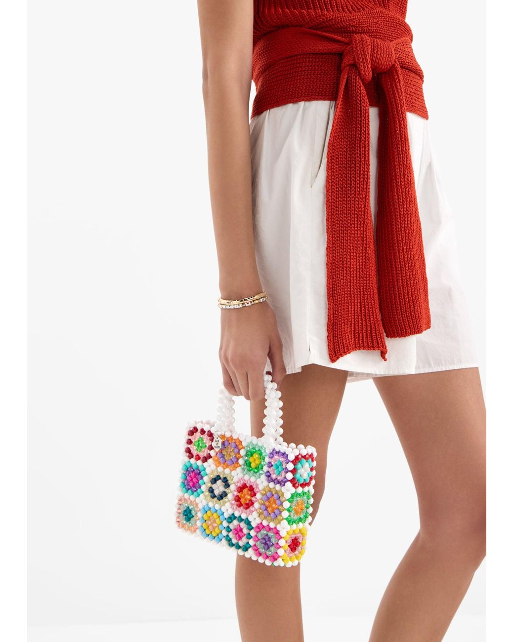 BAD AT MATH Everyday Bag in White | Lyst