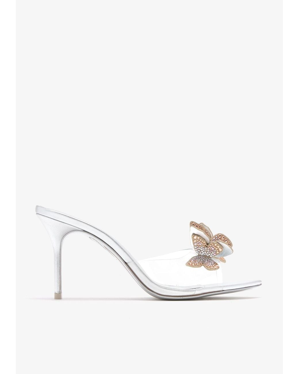 Sophia Webster Vanessa Mules in White | Lyst