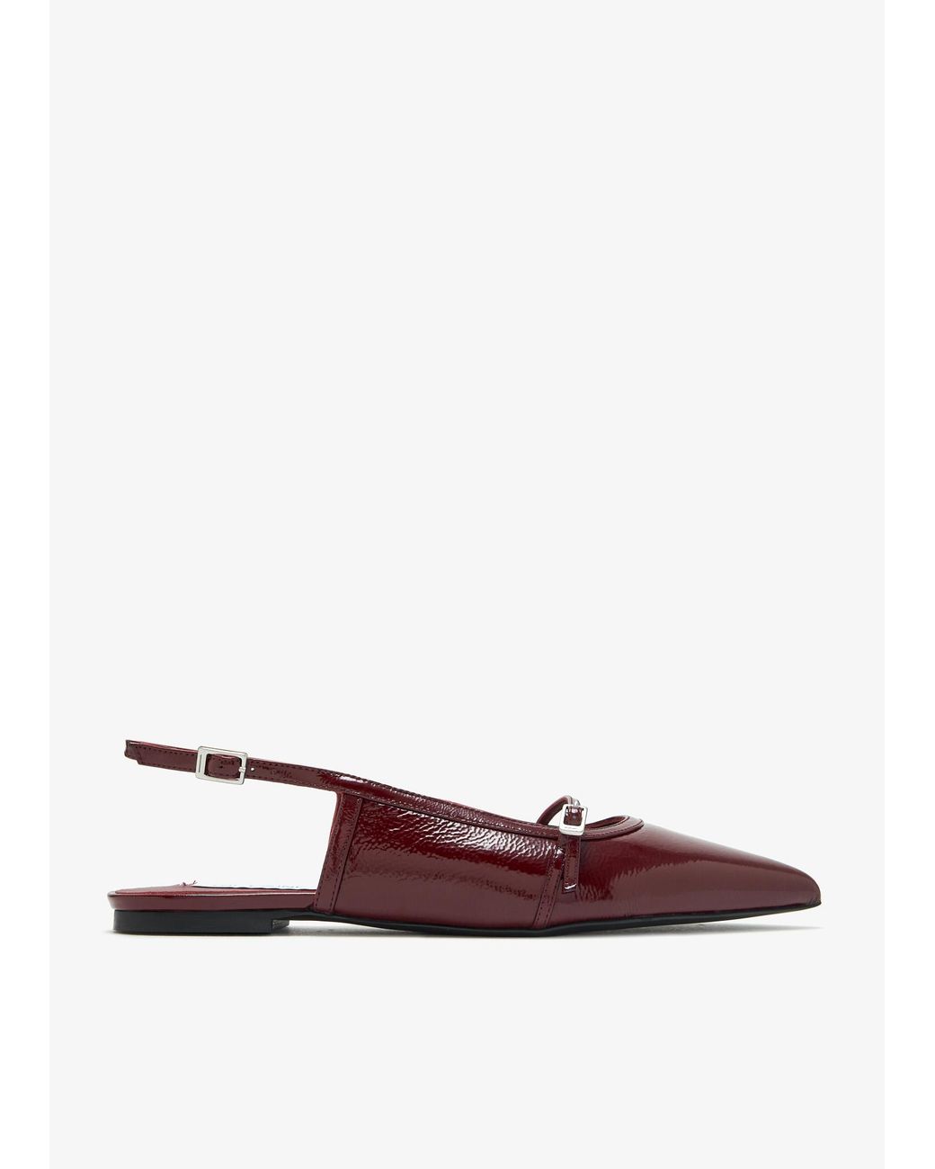 The Lline Anabelle Slingback Flats in White | Lyst