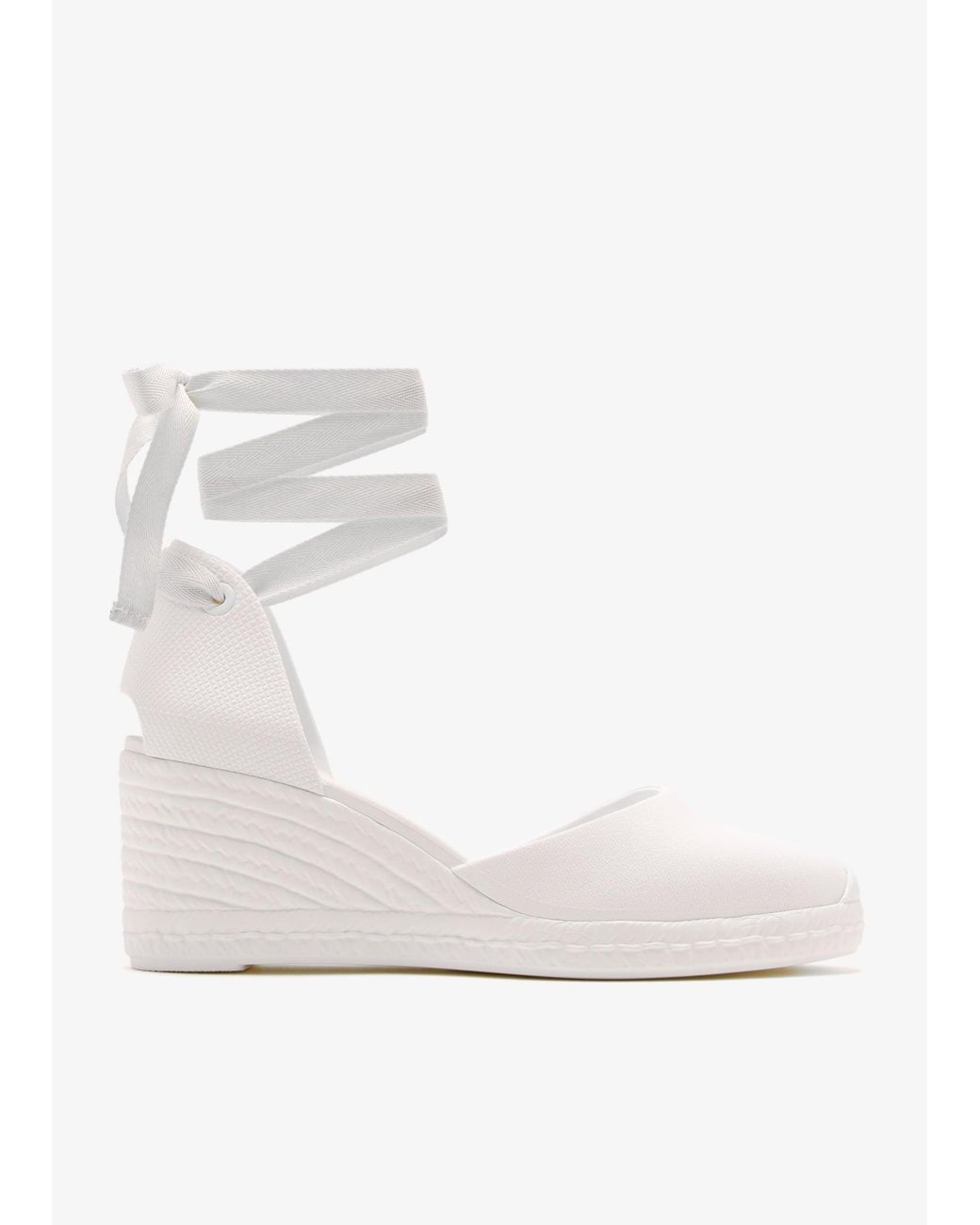 Castañer Careen Wedge Espadrilles in White | Lyst