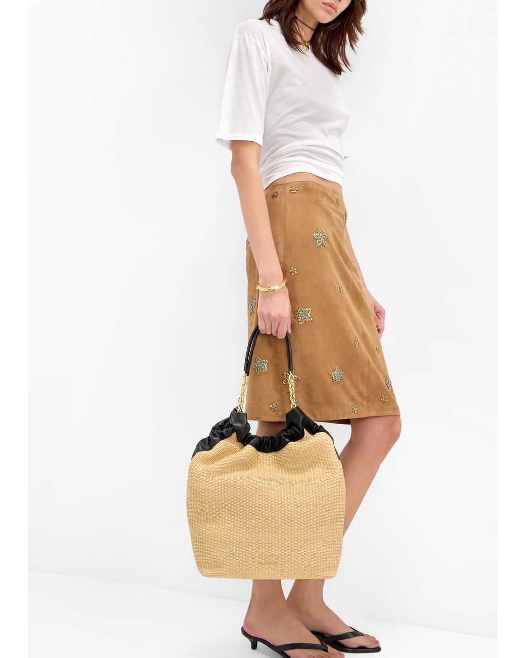 DeMellier The Miami Bag in Natural | Lyst