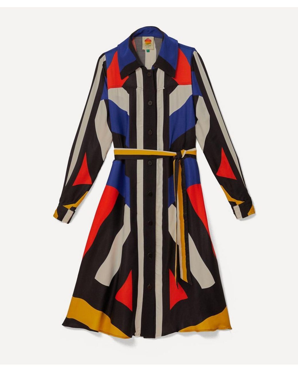 FARM Rio Amanda Stripes in Red | Lyst UK