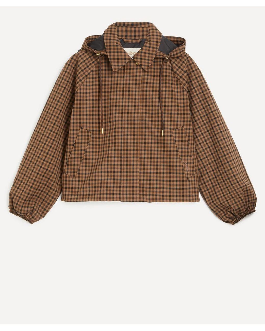Barbour Audrey Showerproof Jacket in Brown | Lyst UK