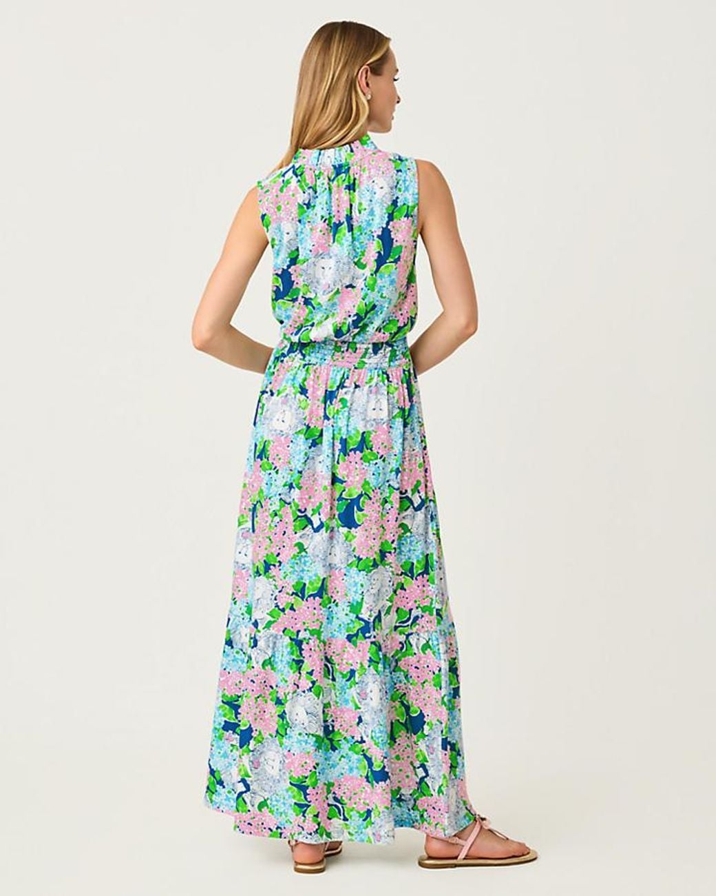 Lilly Pulitzer Amiria Maxi Dress in Green | Lyst