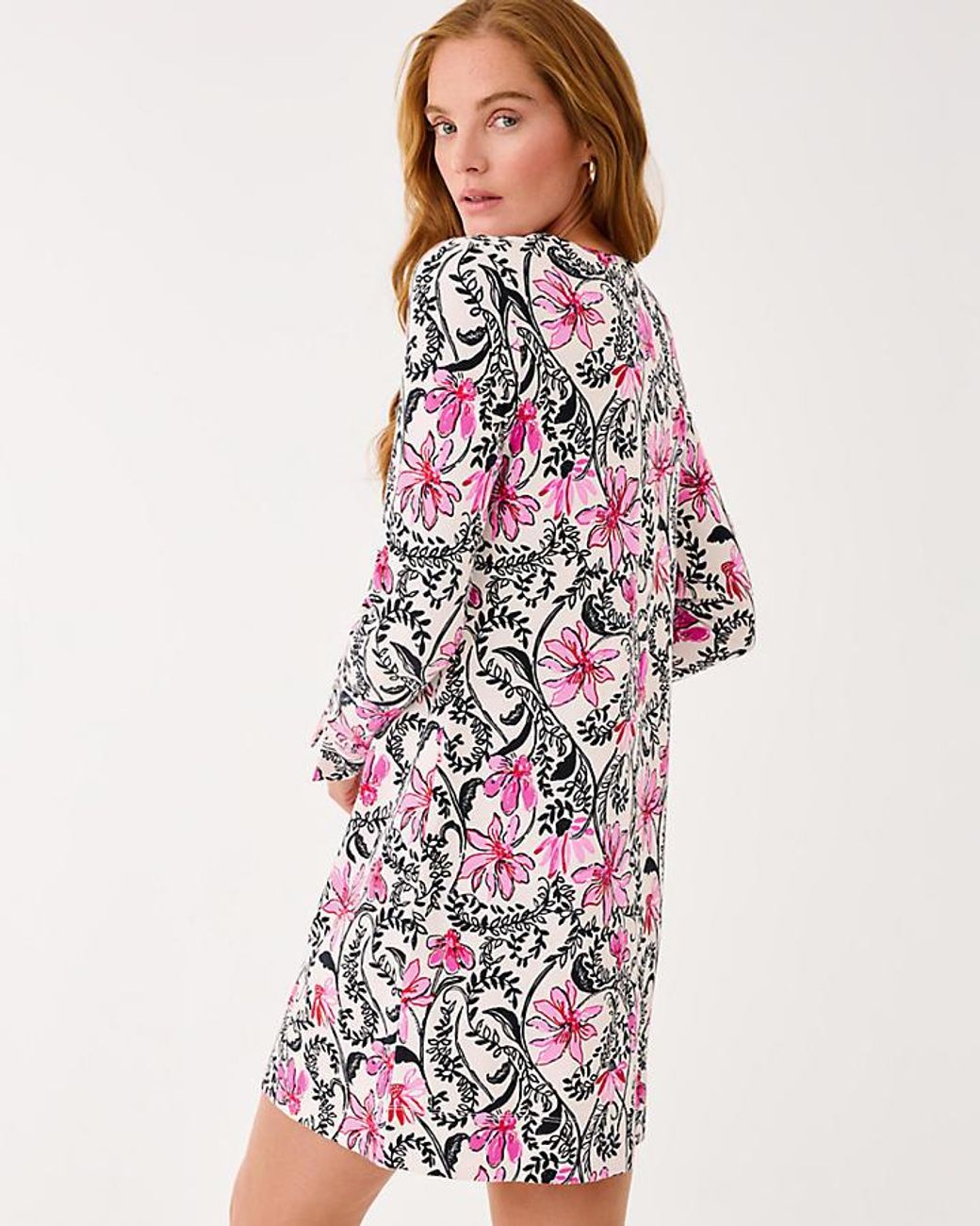 Lilly Pulitzer Aubri Square Neck Dress in White | Lyst