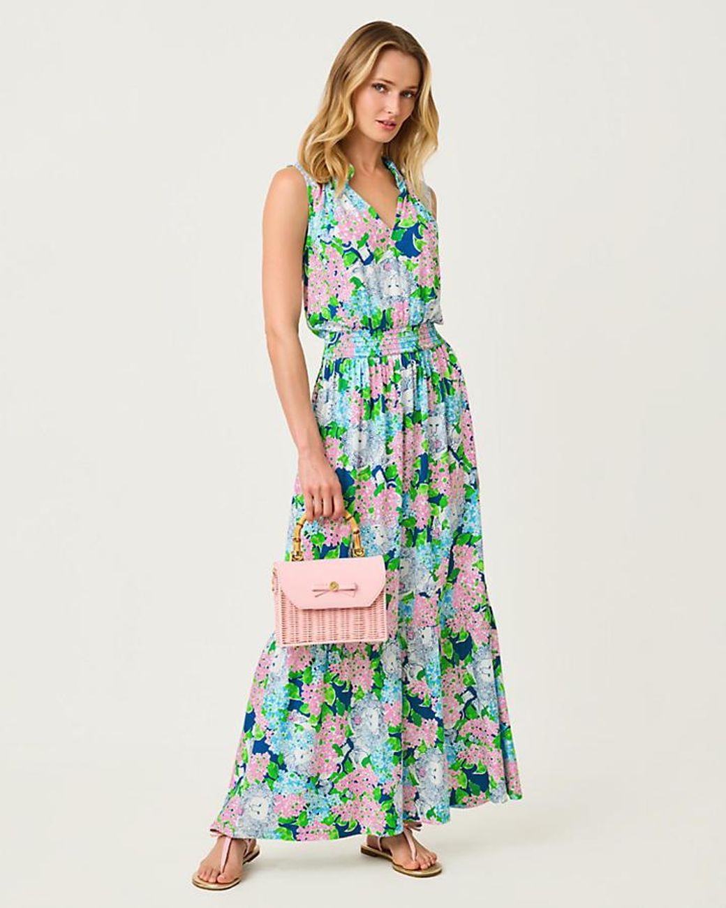 Lilly Pulitzer Amiria Maxi Dress in Green | Lyst