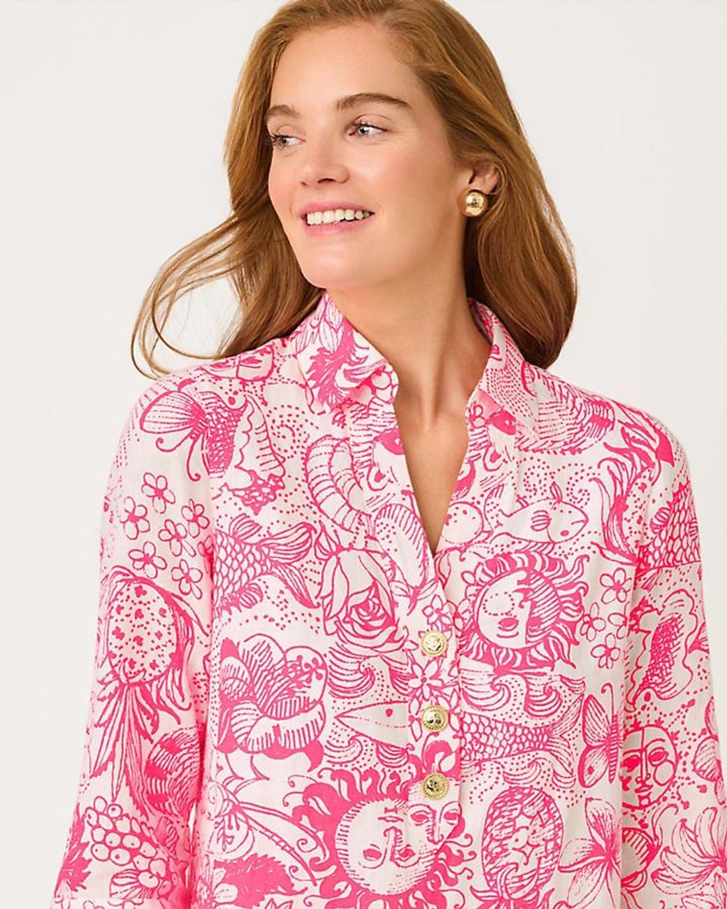 Lilly Pulitzer Alora Maxi Dress in Pink | Lyst