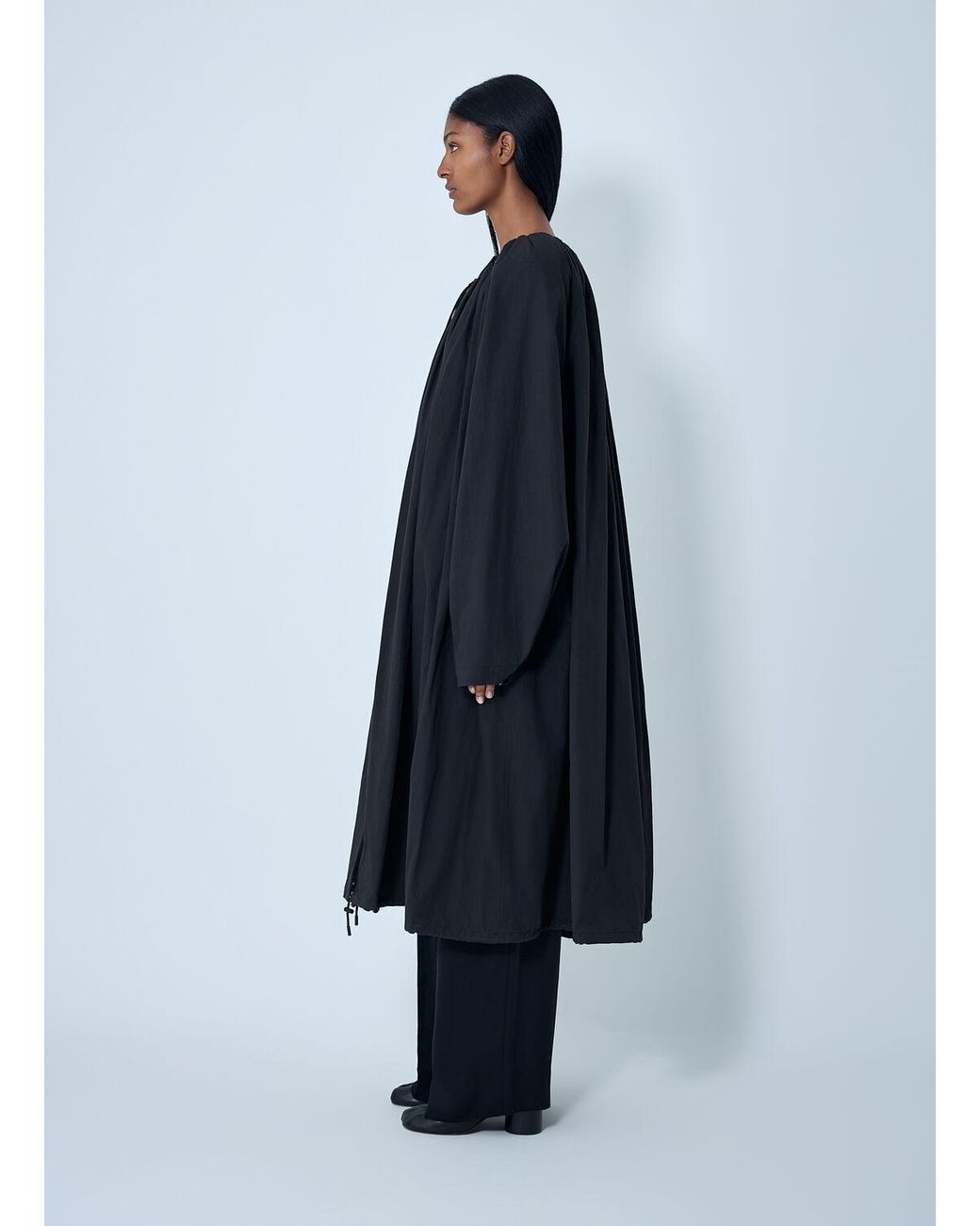 TOTEME Gathered Parachute Coat in Blue | Lyst