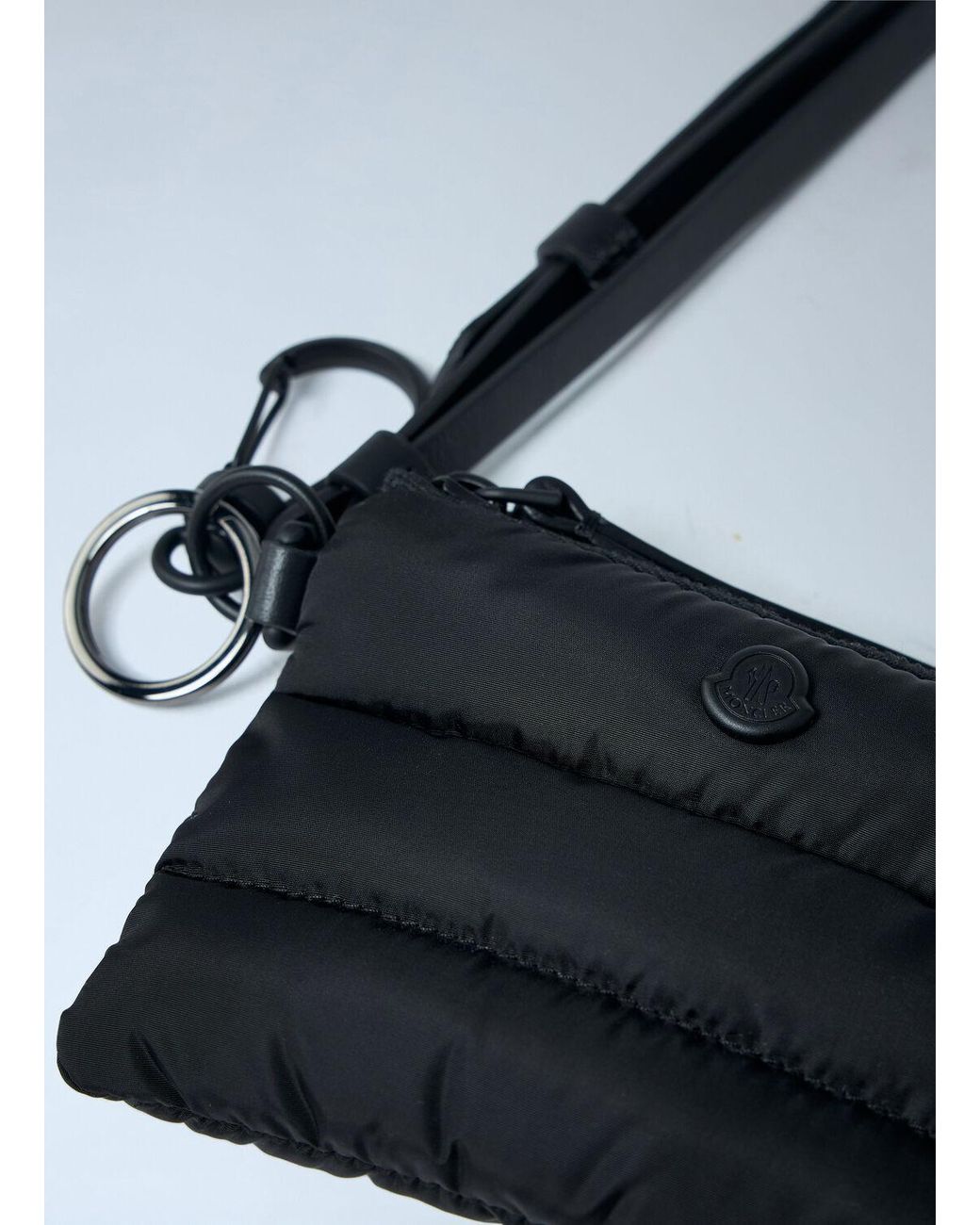 Moncler Quilted Pouch in Blue for Men | Lyst