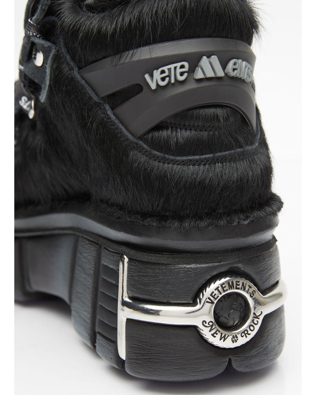 Vetements X New Rock Platform Sneakers in Black | Lyst Vetements X New Rock Platform Sneakers in Black | Lyst